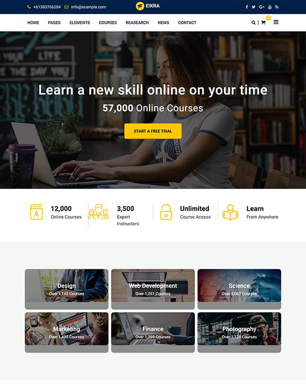 Eikra WordPress Theme - WP Servis