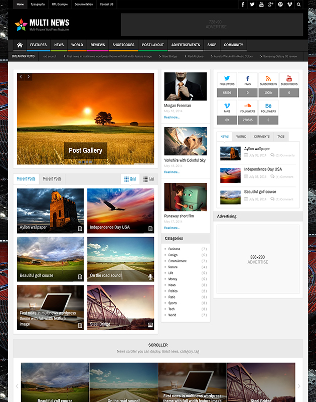 Zeen WordPress Theme - WP Servis