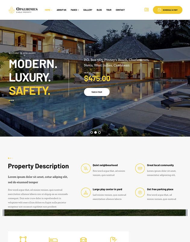 Eiddo WordPress Theme - WP Servis