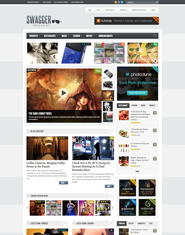 SwagMag WordPress Theme - WP Servis