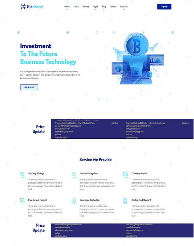Monyxi WordPress Theme - WP Servis