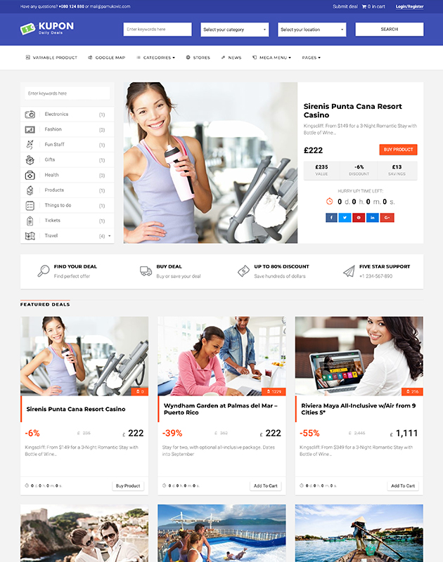 KUPON WordPress Theme - WP Servis