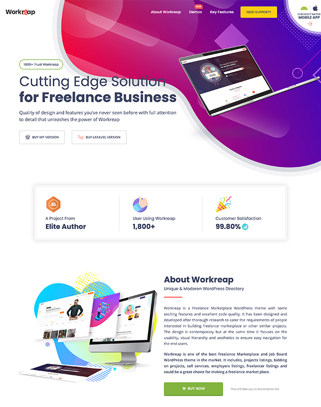 Workreap WordPress Theme - WP Servis